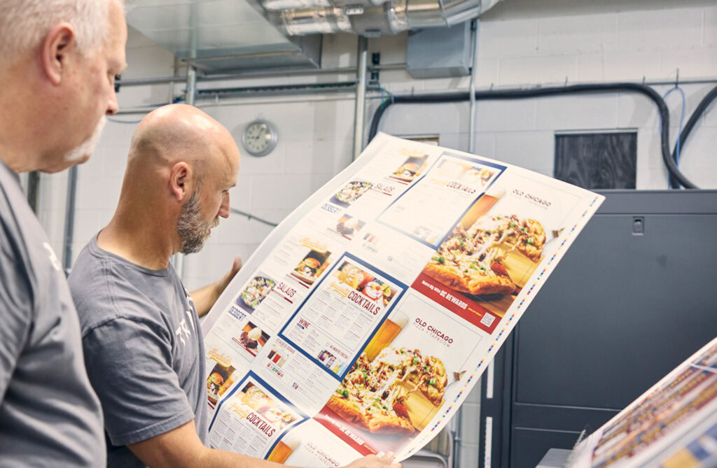 Commercial Print & Menu Management System | Trabon